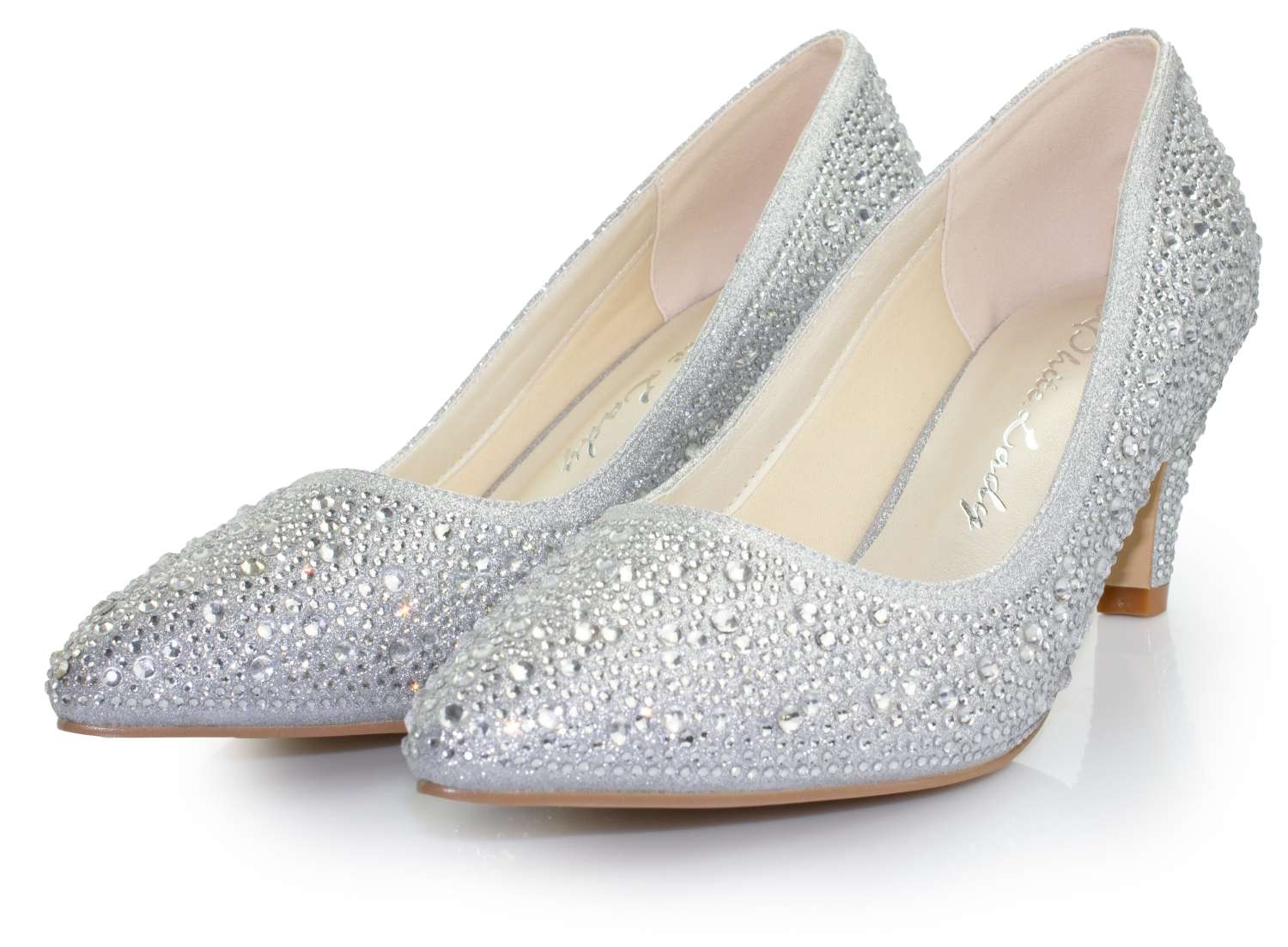 White Lady Pumps 925 silber-zirkonia | Gautsche