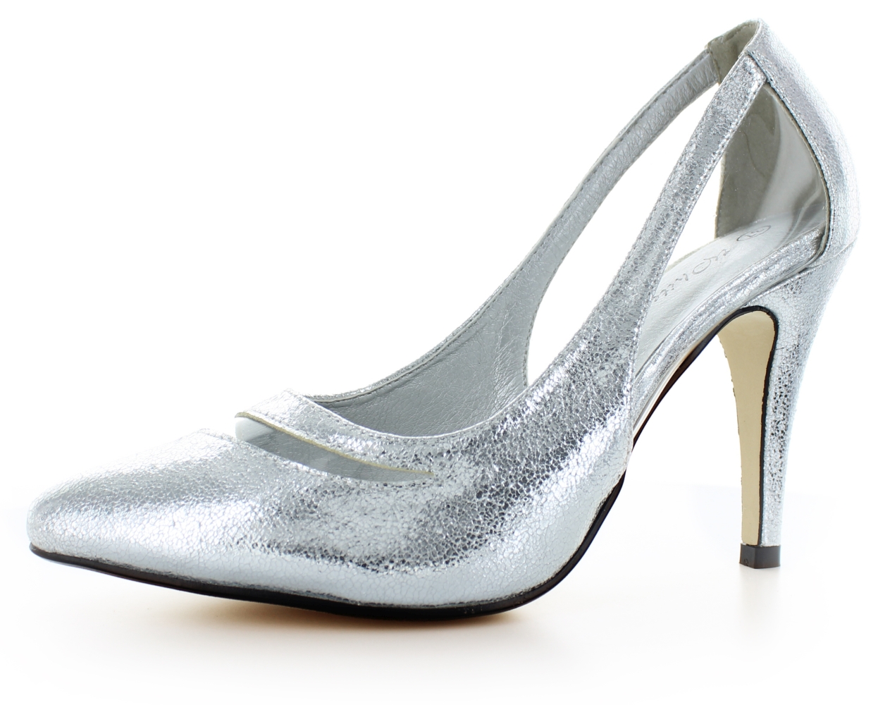 Cut-Out Pumps 818 silber Metallic | Gautsche